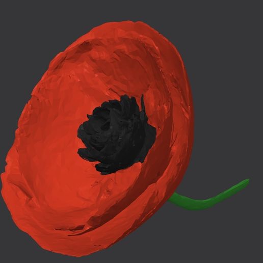 💐 Poppy Dream Flower・ 3MF File for 3D printing・Cults