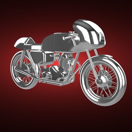 🏎️ Norton Commando TT Race 1975・ STL File for 3D printing・Cults