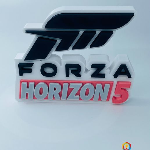 Fichier STL Logo de Forza Horizon 5 🎮 ・Plan imprimable en 3D à ...
