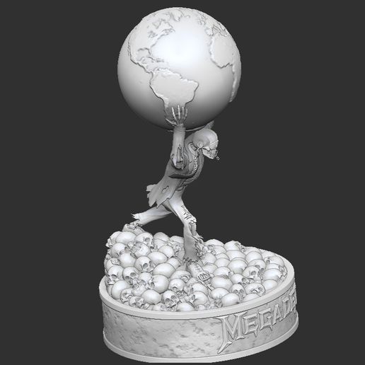 🧟 The Rattlehead Megadeth maskot 3D print model・ 3D File for ・Cults