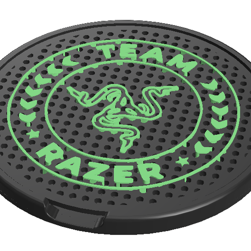 STL file Razer Coasters ・3D printing template to download・Cults