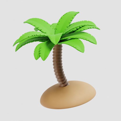 🌳 Palm Tree・ STL File for 3D printing・Cults