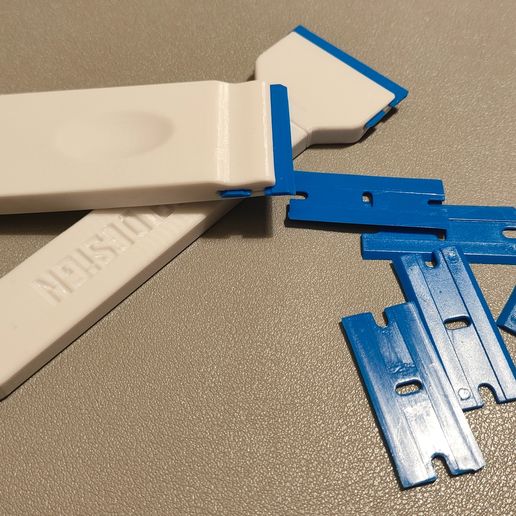 🔧 Plastic Scraper・Free STL File for 3D printing・Cults