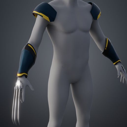 🎬 Wolverine armor and claws - Deadpool 3・ STL File for 3D printing・Cults