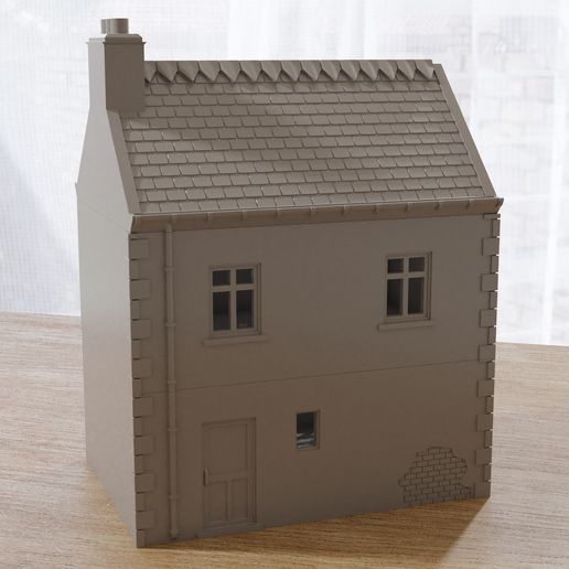 3D file Normandy Commercial Row House T1 Wargaming Terrain 🏠 ・3D ...
