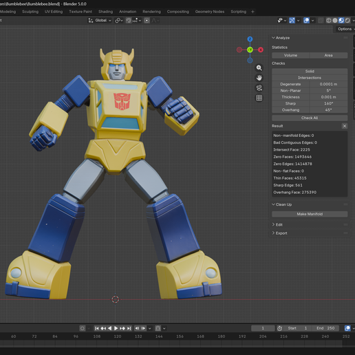 🤖 G1 Bumblebee - Ultimate G1 Cartoon Accurate 3D Printable Figure・Free ...