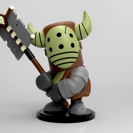 🏰 CASTLE CRASHERS BARBARIAN PACK・ STL File for 3D printing・Cults