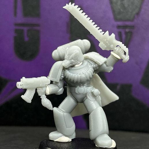 🛰 space wolves captain・Free STL File for 3D printing・Cults