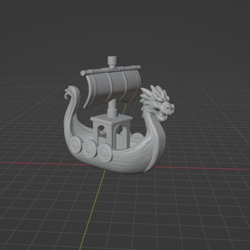 🚢 Benchy Viking Ship・ STL File for 3D printing・Cults