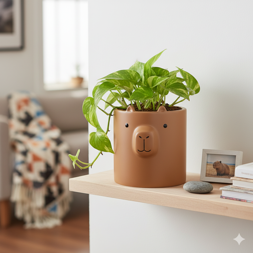 🪴 Capybara Pot - STL・ STL File for 3D printing・Cults
