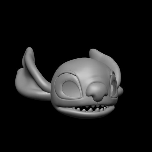 🪖 Stitch head - mask - helmet・ STL File for 3D printing・Cults