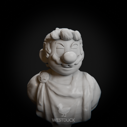 👥 Mario & Luigi - Roman Busts・ STL File for 3D printing・Cults