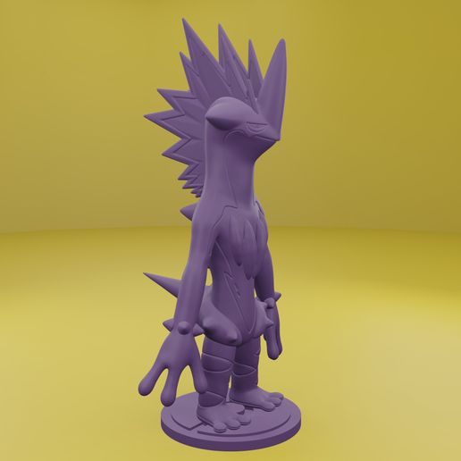 🐉 Pokemon No. 849 Toxtricity (Low Key Form)・ STL File for 3D printing・Cults