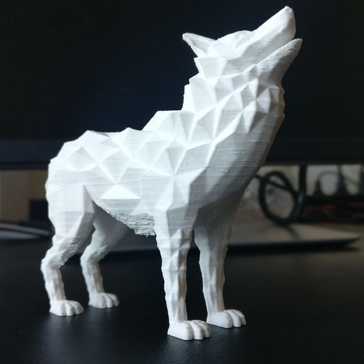 🔮 Crystal wolf・ STL File for ・Cults