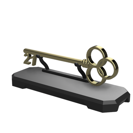 STL file 21st key V2 🔑 ・3D printable design to download・Cults