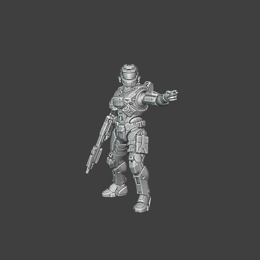 😇 Halo Infinite MK5 Modular Spartan Miniature - Halo Reach - Halo ...