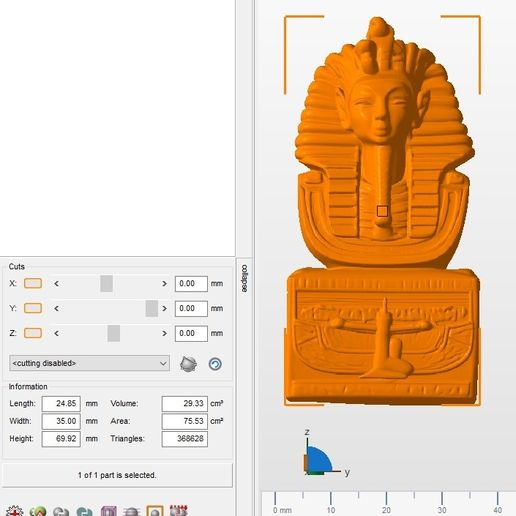 STL file Pharaoh statue 🇪🇬 ・Design to download and 3D print・Cults