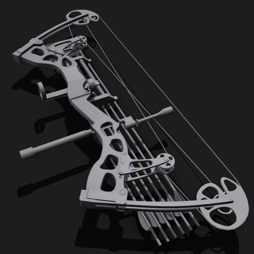 🏹 Target Compound Bow ( Prop-Gun ) 1/1 Size・ STL File for 3D printing・Cults