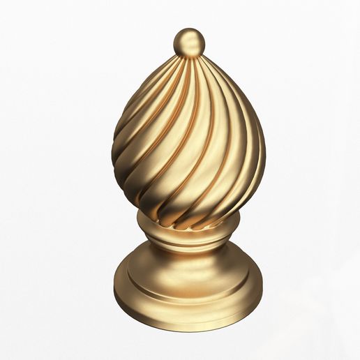 arquivo 3D Carved Finial Knob 02 🪵 ・modelo de impressão 3D para ...