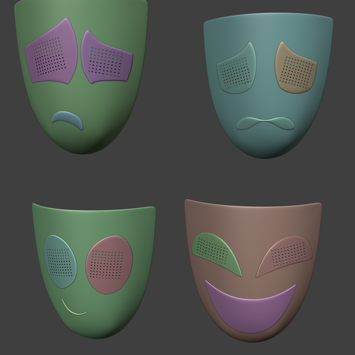 🎃 Gangle cosplay mask・ STL File for 3D printing・Cults