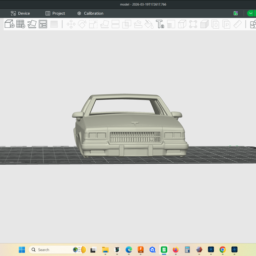 🚙 1987 Chevrolet chevy Caprice Brougham LS scale hollow model, shell ...