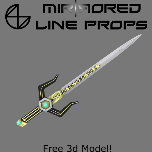 🗡️ Magna Defender Sword - Power Rangers Lost Galaxy・Free OBJ File for ...