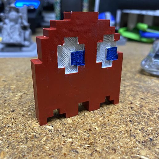 👻 Pacman Ghost・Free STL File for ・Cults