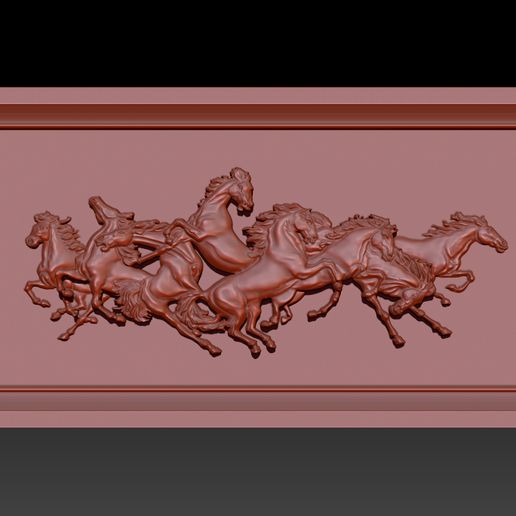 3D file Race Horse wood carving file stl OBJ and ZTL for CNC 🏎️ ・3D ...