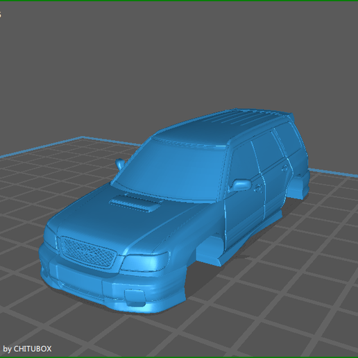 🚗 BASIC Forester SF5 STI・ STL File for 3D printing・Cults