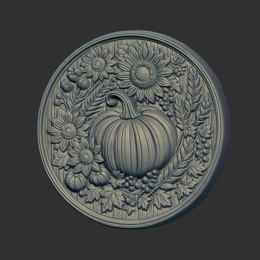 🎃 pumpkin harvest themed cnc model・ STL File for 3D printing and CNC ...