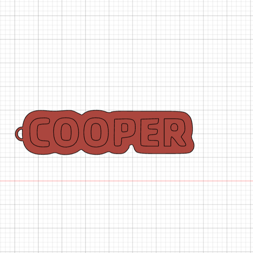 Archivo STL llavero,keychan,keyring cooper 🏫 ・Objeto para impresora 3D ...
