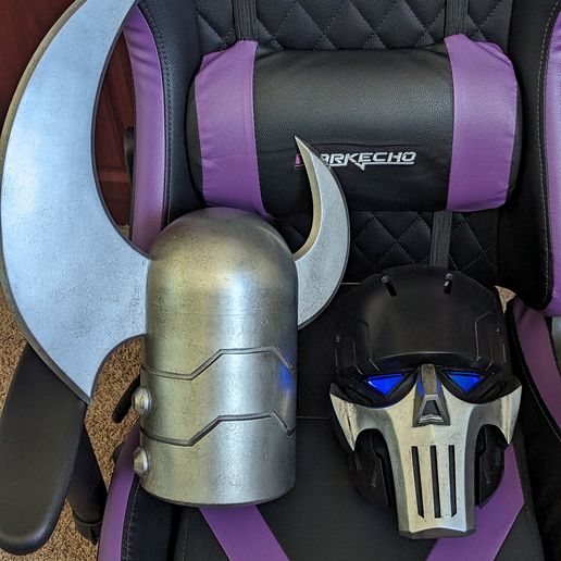 Phantasm Cosplay scale 1:1 Scythe Hand, Batman Mask of the Phantasm・ 3D ...