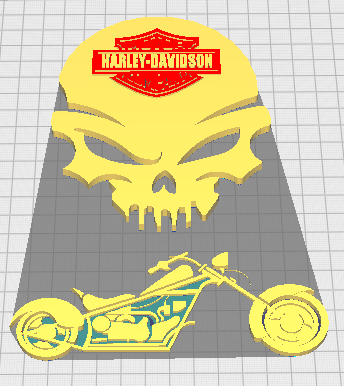 STL file harley davidson deco 🏍️ ・3D print design to download・Cults
