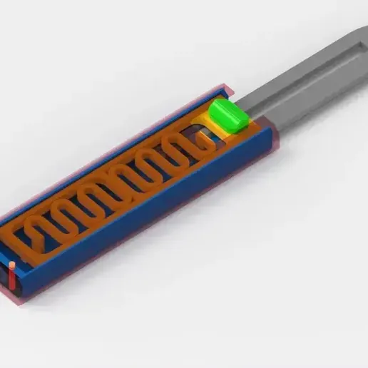 👌 OTF Fidget Knife mk II・Free 3D File for ・Cults