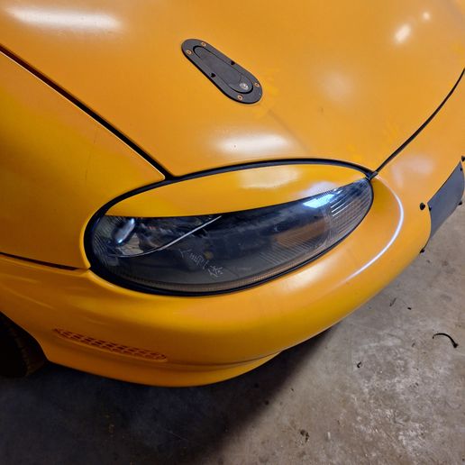 🛞 Miata NB1 - Headlight Eyelid Version 2・ 3MF File for 3D printing・Cults