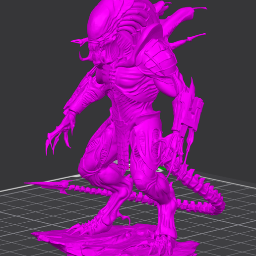 🗿 Aliens hybrid Predator・ 3MF File for 3D printing・Cults