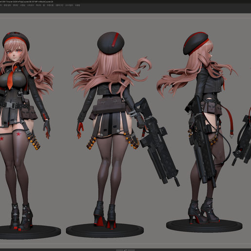 ️ Goddess of victory Nikke Rapi・ 3D File for 3D printing・Cults