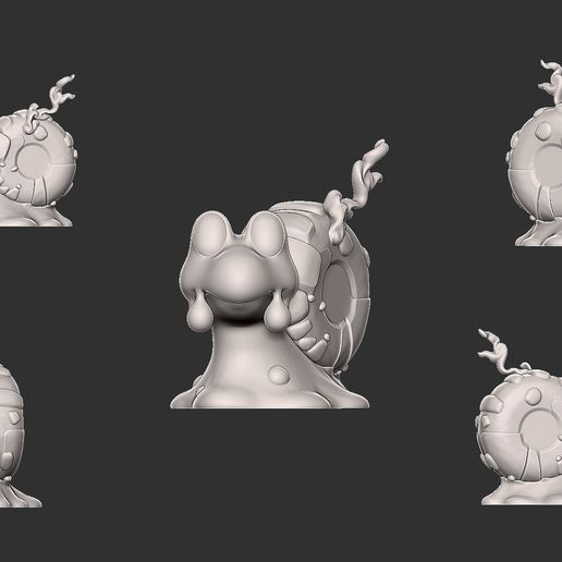 🐉 slugma and magcargo pack・ STL File for 3D printing・Cults