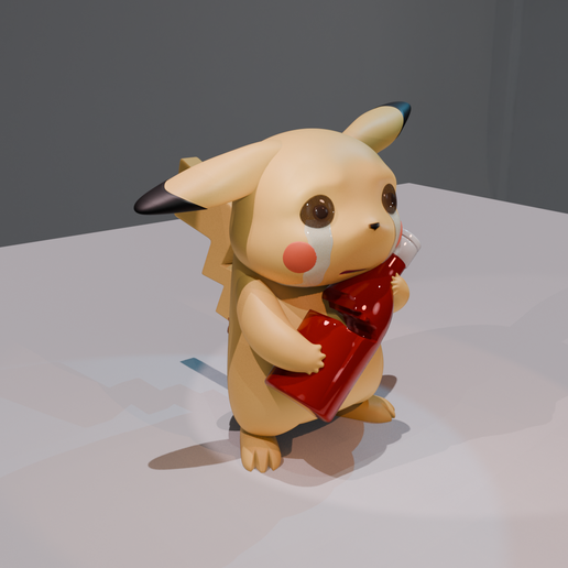 Archivo 3D KETCHUP PIKACHU V2 - POKEMON 🐉 ・Diseño de impresión en 3D ...