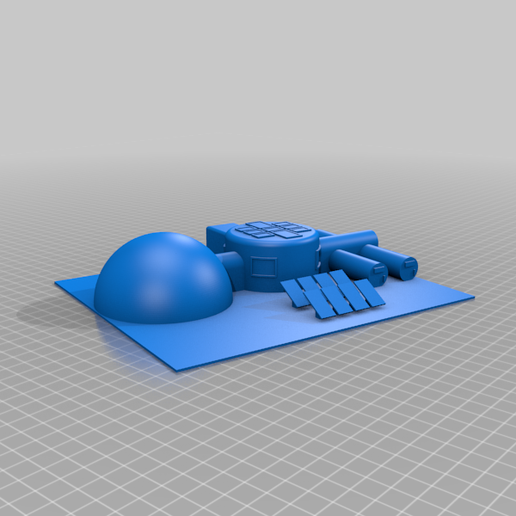 Free STL file Mars kleine Station 🚉 ・3D printer design to download・Cults