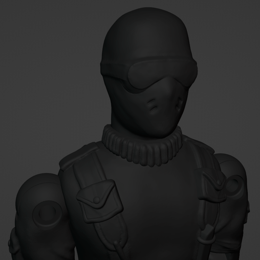 🐍 SNAKE EYES // GI Joe // O-Ring Action Figure・ 3D File for 3D printing ...
