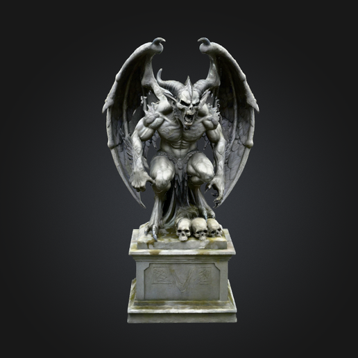 🎨 Gothic Statue・ STL File for 3D printing・Cults