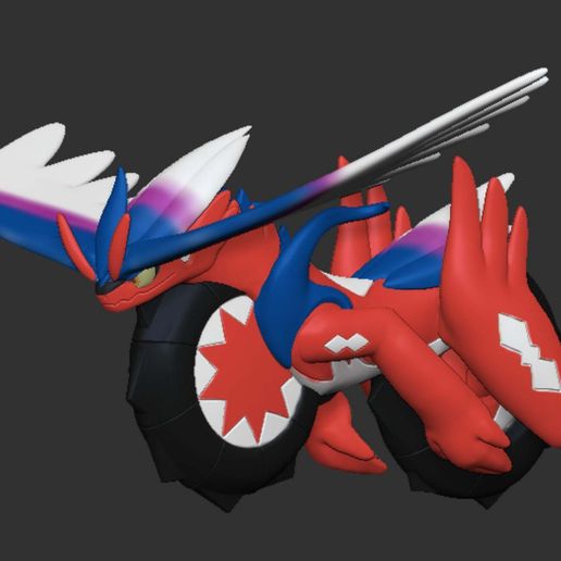 🐉 Koraidon Bike Form Fanart・ STL File for 3D printing・Cults
