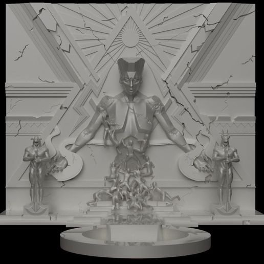 3D-Datei Ghostbusters Afterlife Gozer-Tempel 👾 ・3D-druckbares Modell ...