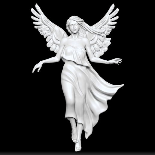 👼 Angel・ STL File for 3D printing・Cults