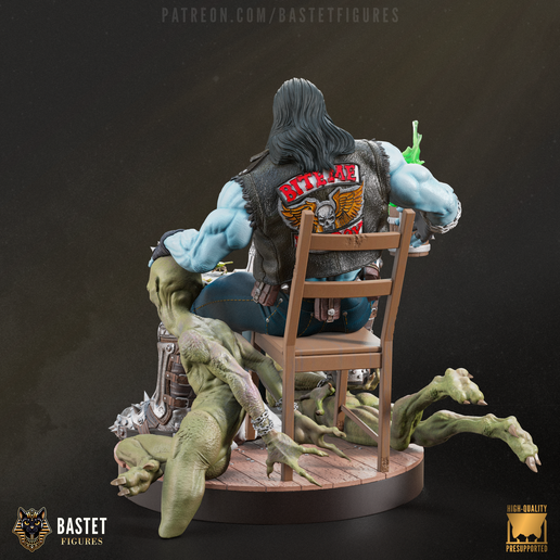 🦸 Lobo | DC Comics・ 3D File for 3D printing・Cults