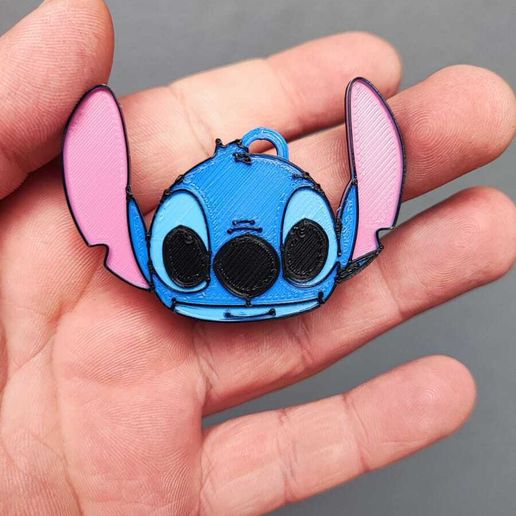 🎨 Color stitch keychain・ STL File for 3D printing・Cults
