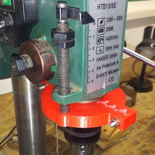 Free 3D file Drill Press Depth Stop / depth stop bench drill 🛑 ・3D ...