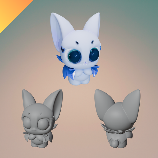 👹 Cute Animal Fantasy Creature 3D Print Model – STL and GLB Files – One ...