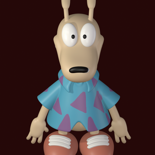 🐇 Rocko - Rocko's modern life・Free STL File for 3D printing・Cults